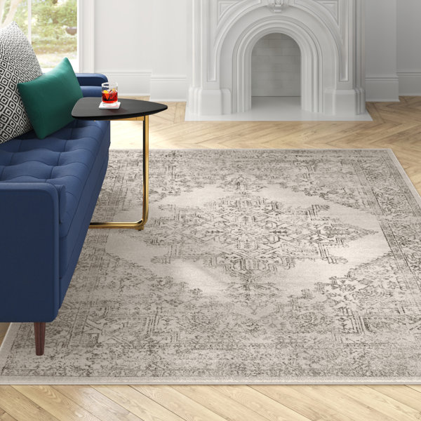 Mercury Row Amelie Grey/Off-White Rug & Reviews | Wayfair.co.uk